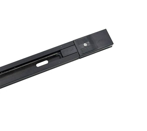 Trilho Eletrificado 1 metro Preto com canaleta