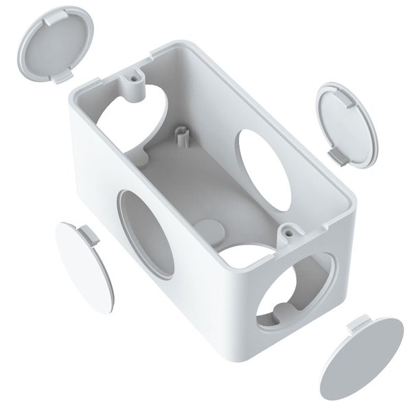 Condulete PVC Múltiplo 1/2-3/4 Branco INPOL