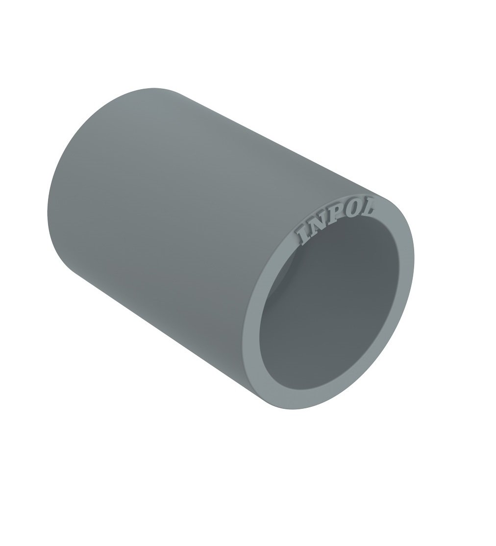 Luva PVC 1" para eletroduto Cinza INPOL