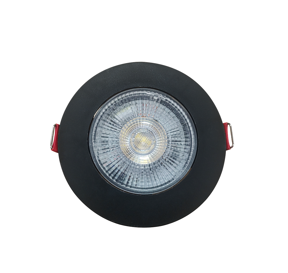 Spot LED 5W redondo embutir Preto