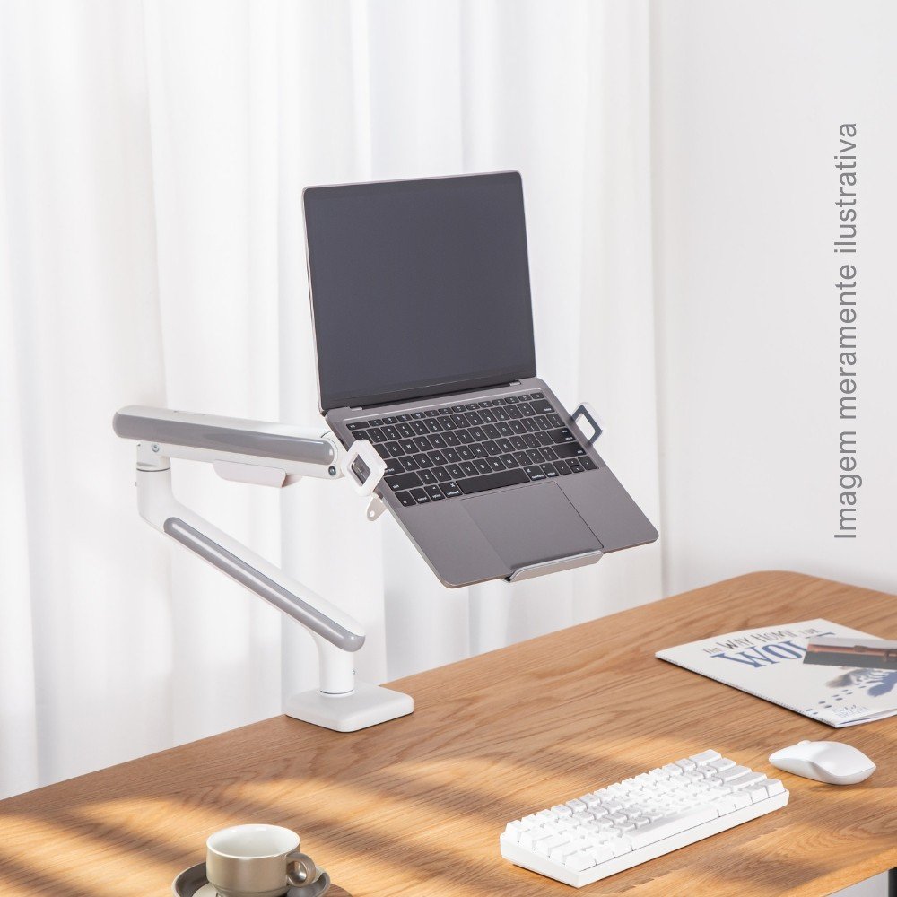 Bandeja Notebook 12 a 17 para Suporte Pistão NBH-7SL