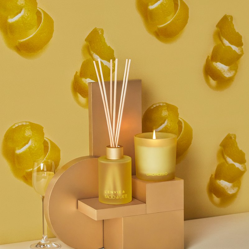 Difusor de Ambiente Varetas L'envie Bacio Di Latte Limoncello