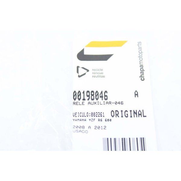 Rele Auxiliar Yamaha Yzf R6 R6 08-15