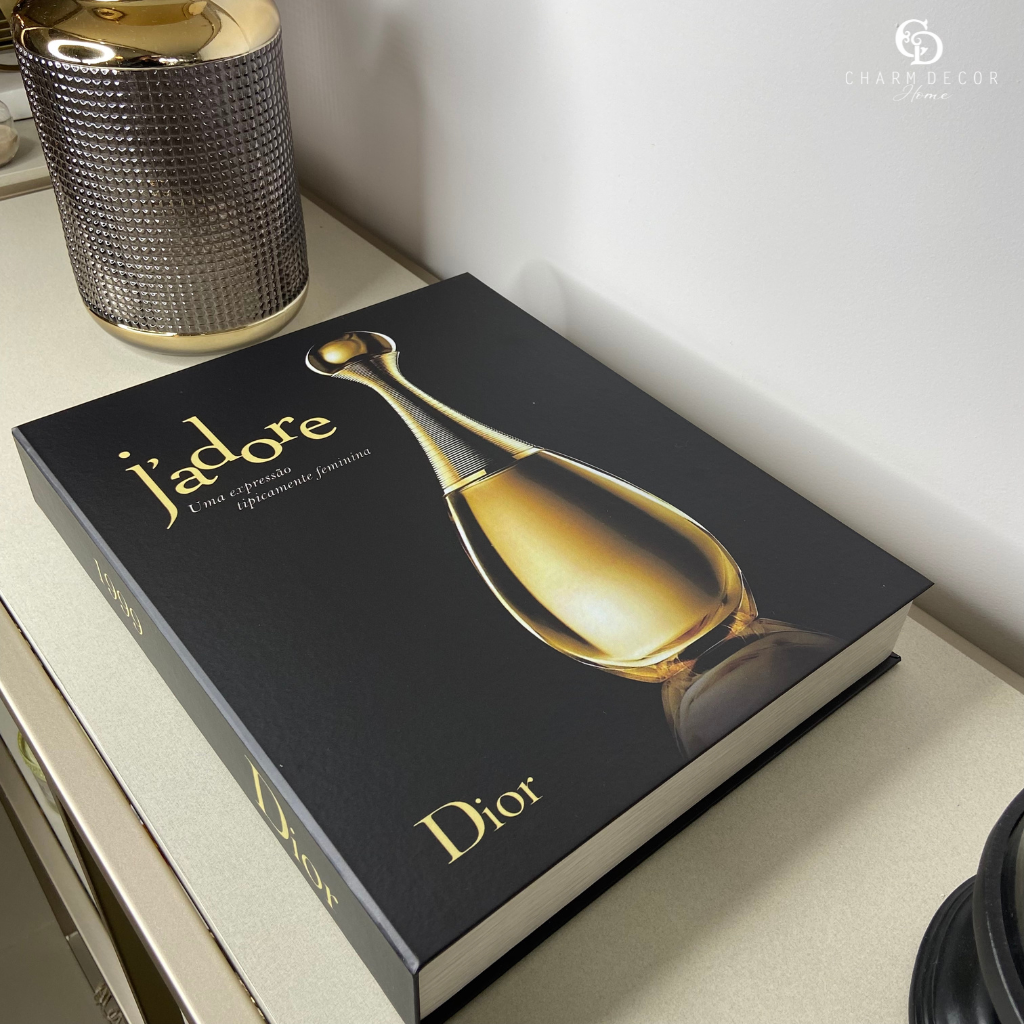Livro Caixa Book Box Dior Perfume Grande 36x29x6cm