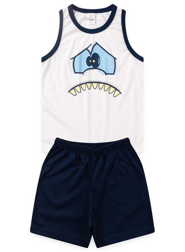 Pijama Menino Regata Monstro