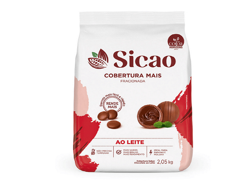 Cobertura Mais Ao Leite Gotas 2kg Sicao