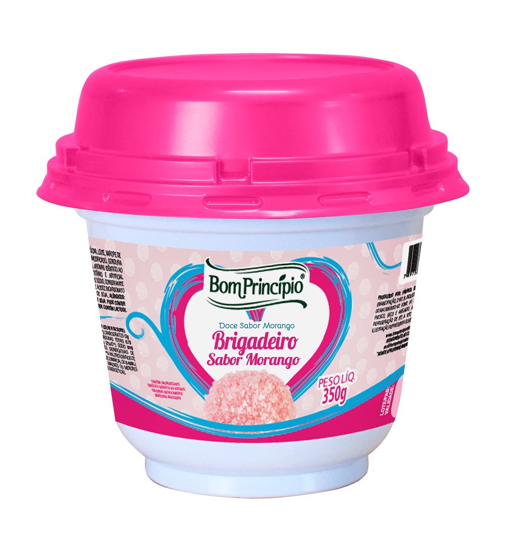 Brigadeiro Sabor Morango 350g Bom Principio