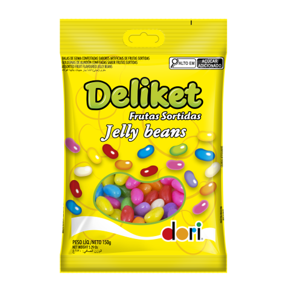 Bala Deliket Frutas Confeitado 150g Dori