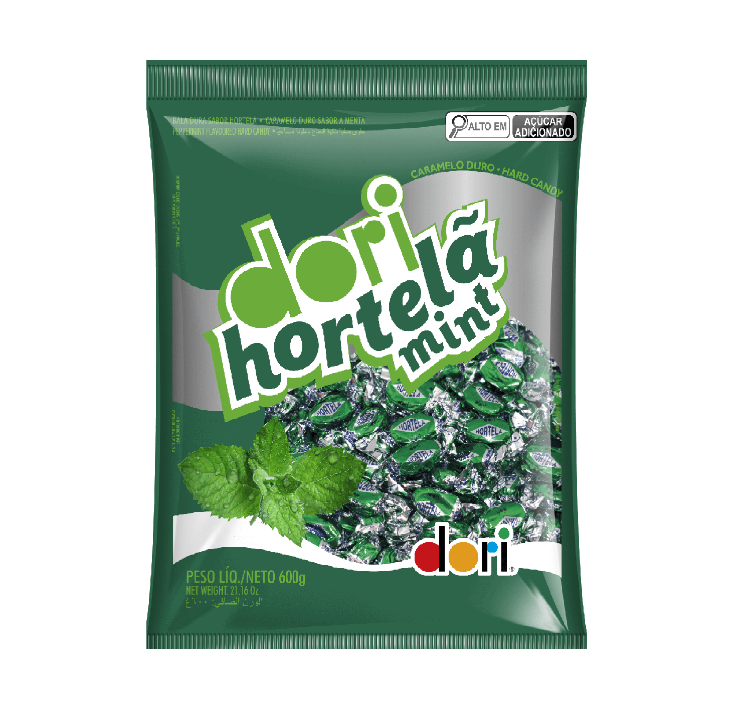 Bala Hortela Mint 600g Dori