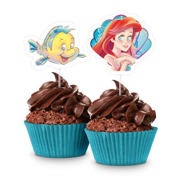 Topper P/ Doces Ariel C/8 Regina