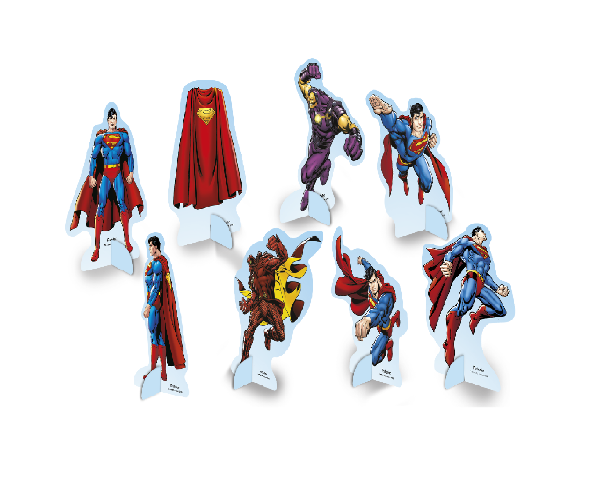 Decoracao De Mesa Superman C/8 Festcolor