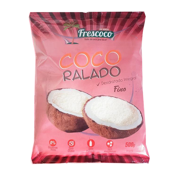 Coco Fino Integral Frescoco 1kg - Cia das embalagens