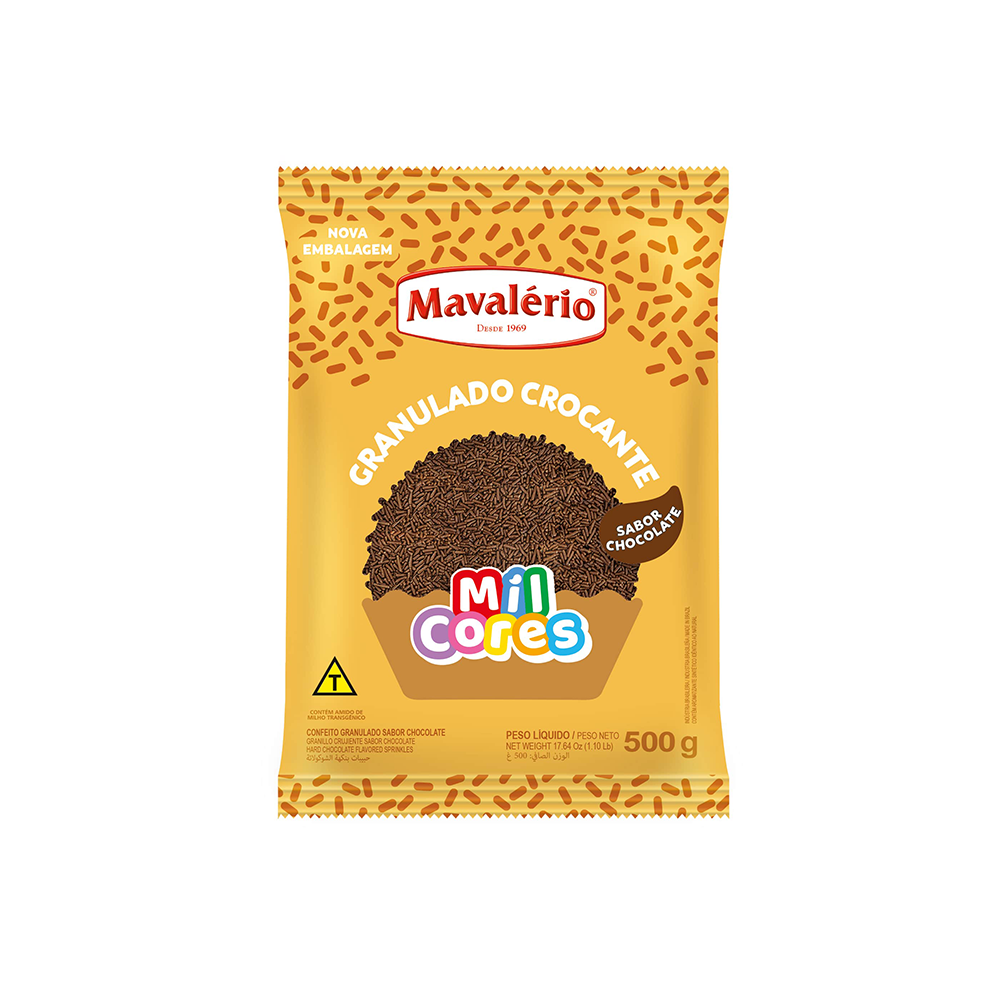 Granulado Crocante Chocolate Mavalério 500g