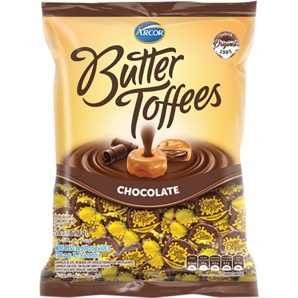 Bala Butter Toffe Chocolate De 500g