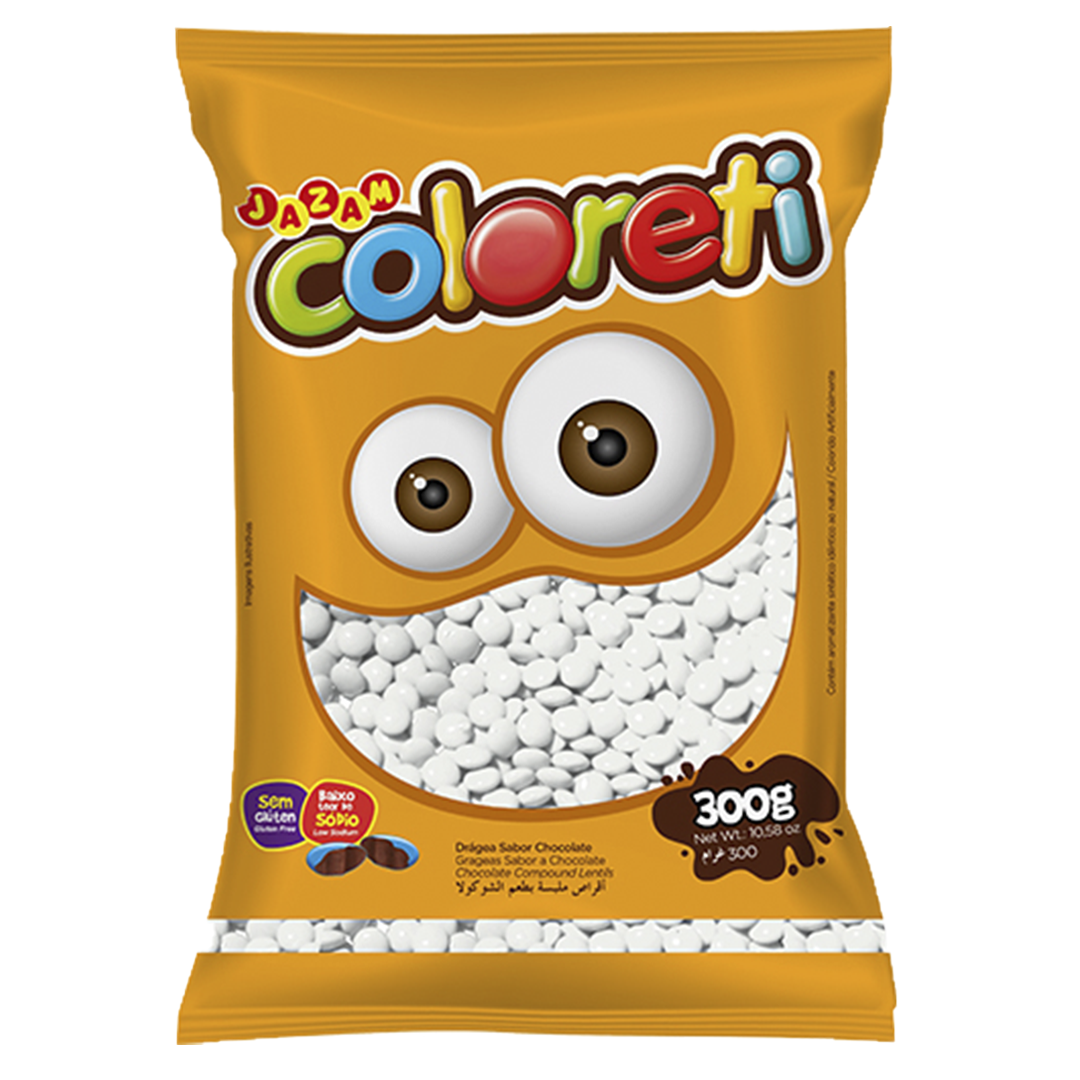 Coloreti Mini Jazam 300g Branco