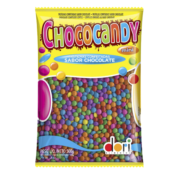 Chococandy Colorido Mini Pastilha Dori 500g