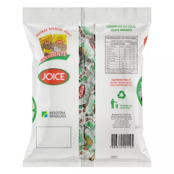 Balas De Banana Joice 1kg