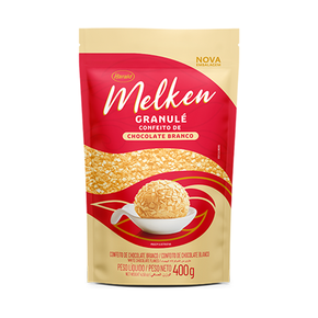Granulé De Chocolate Melken 400g Chocolate Branco