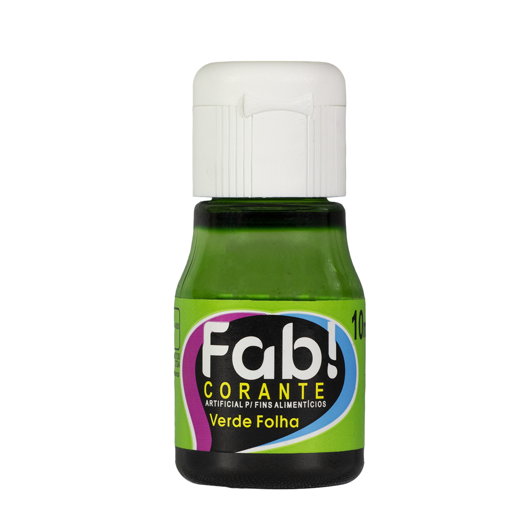 Corante Líquido Fab 10mL Verde Folha