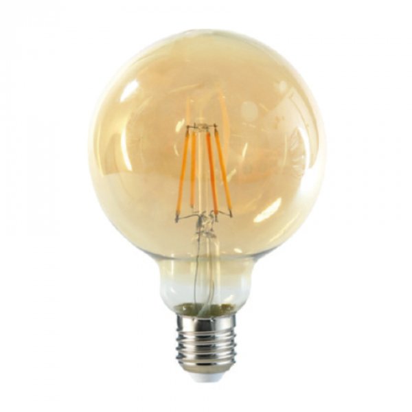 Lâmpada LED Globo G125 Filamento E27 2400K 4W Bivolt - Pix Iluminação ...
