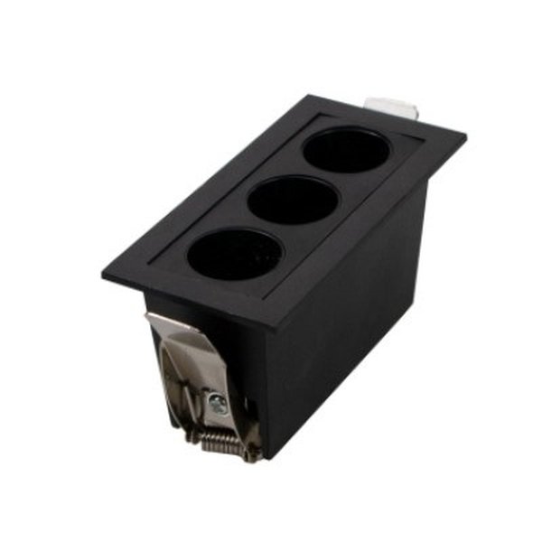 Spot LED Embutir Retangular 3 Focos 3000K 6W - Astra LED