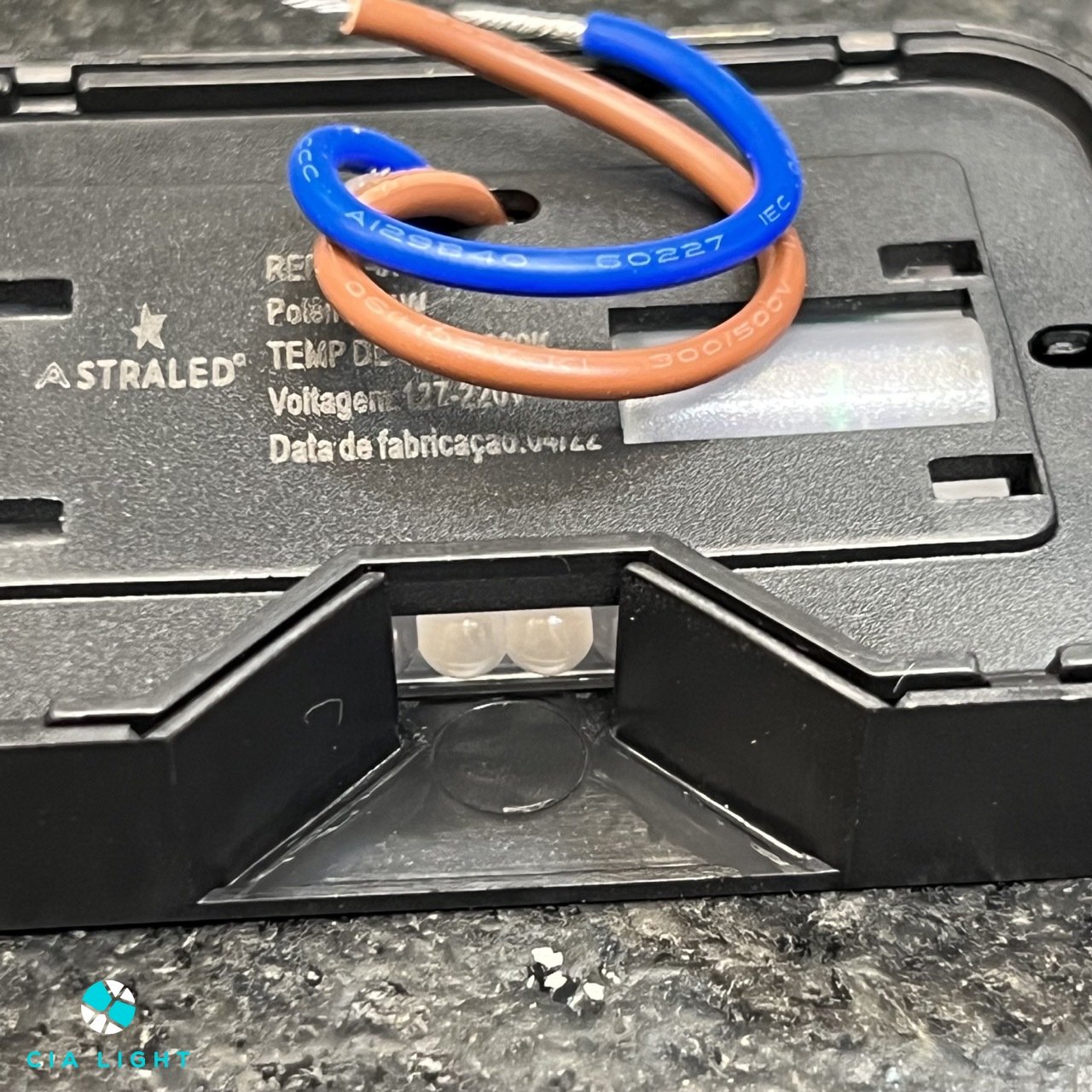 Balizador LED Lyra 75° 1w 3000k Bivolt Preto - Astra LED