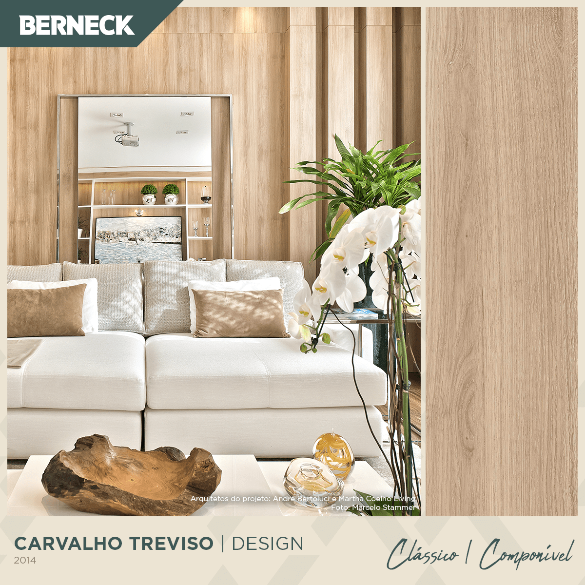 MDF 15mm 2 Face 1,85x2,75m Carvalho Treviso Design Berneck