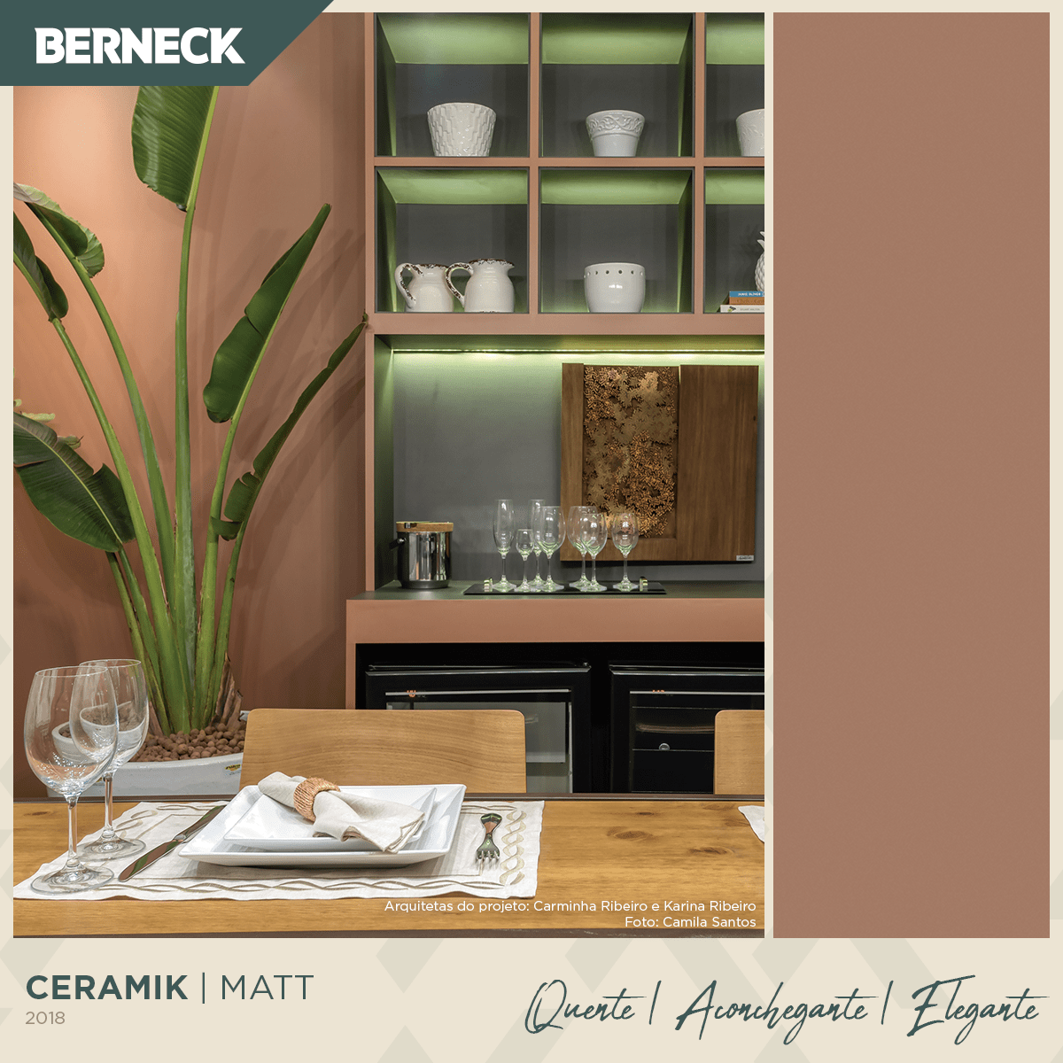 MDF 15mm 2 Face 1,85x2,75m Ceramik Matt Berneck