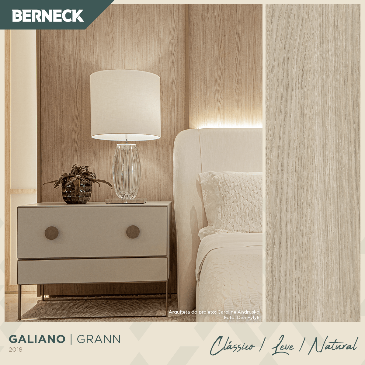 MDF 15mm 2 Face 1,85x2,75m Galiano Rust Berneck