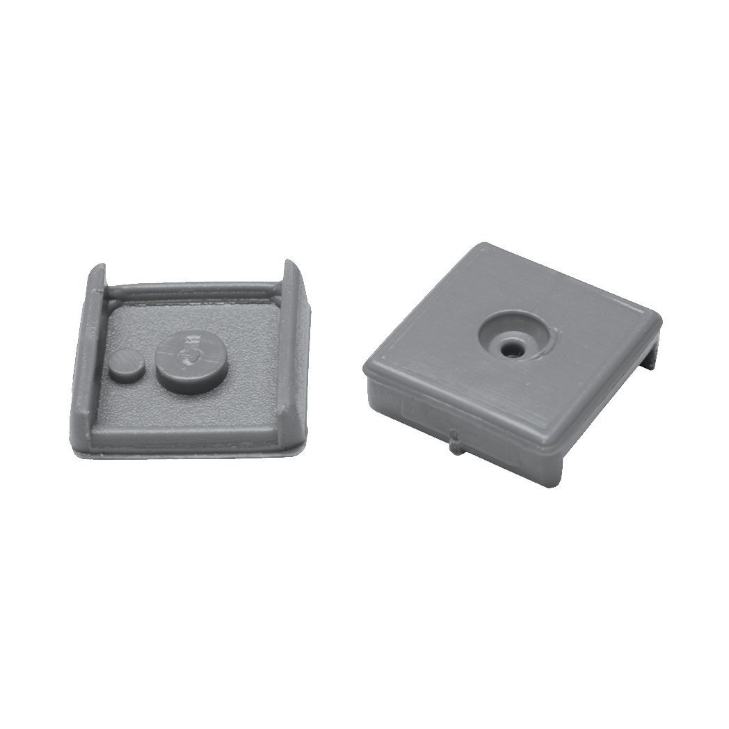 Sapata Deslizante U 15x15mm 100und SAS Plastic Cinza