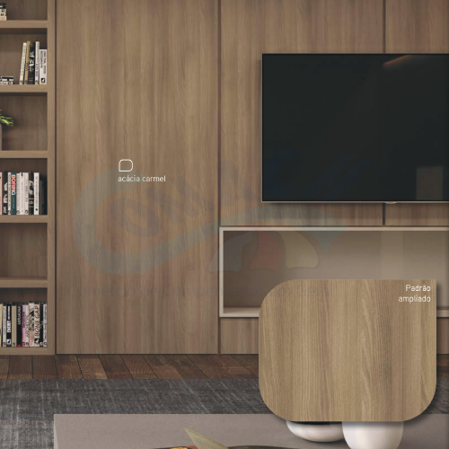 Mdf 15mm 2 Face 1,85x2,75m Acacia Carmel Arauco