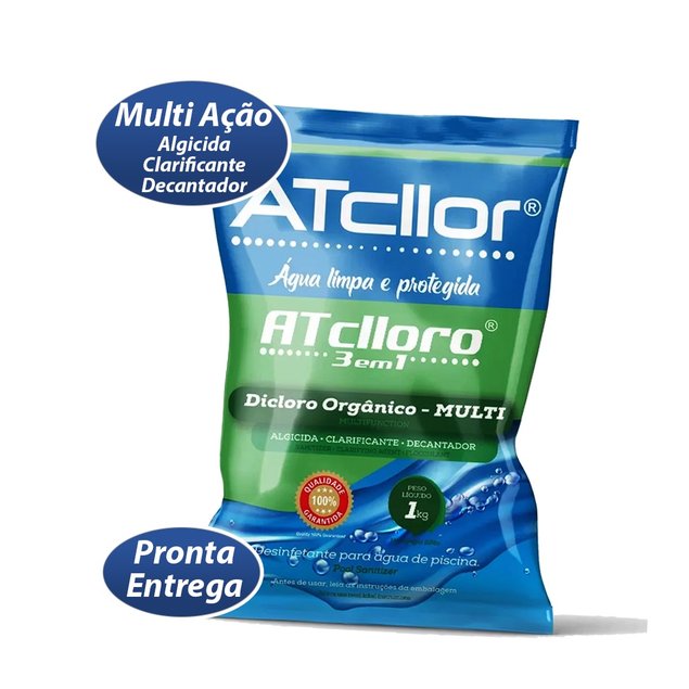 Cloro Atcllor 3 em 1 - 1kg