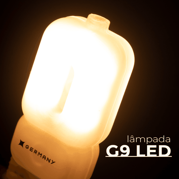 Lampada LED Halopin G9 2400K 2,5W 220V GERMANY