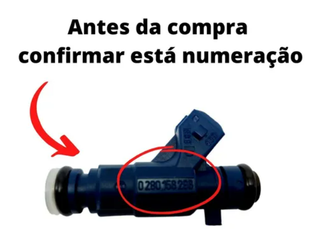 Bico Injetor Clio Logan Sandero Bosch 0280156296 Original Renault