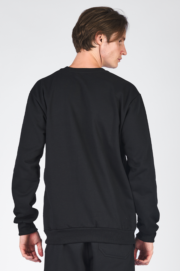 Casaco de Moletom Masculino Basic Preto
