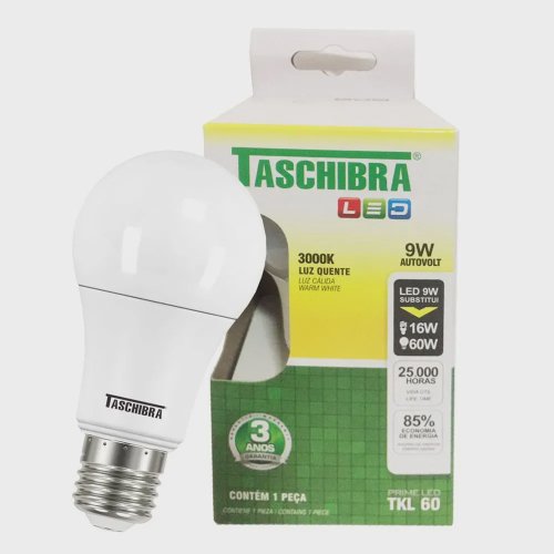 Lâmpada Taschibra LED TKL 60 / 9W