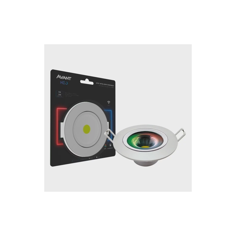 Spot LED Redondo Avant NEO 5W Dimerizável Bivolt