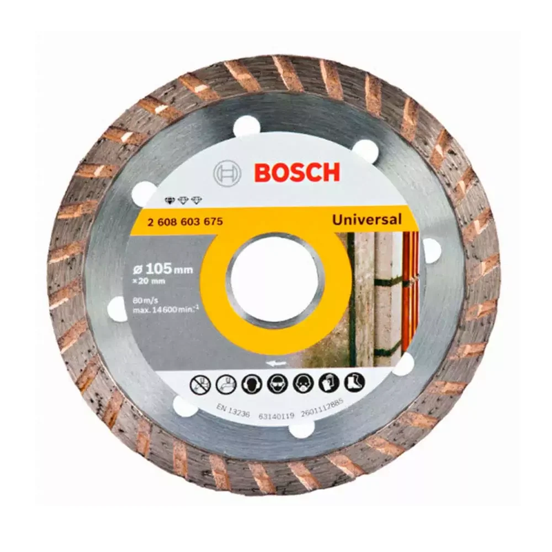 Disco Diamantado Bosch Standard Universal Turbo 105mm