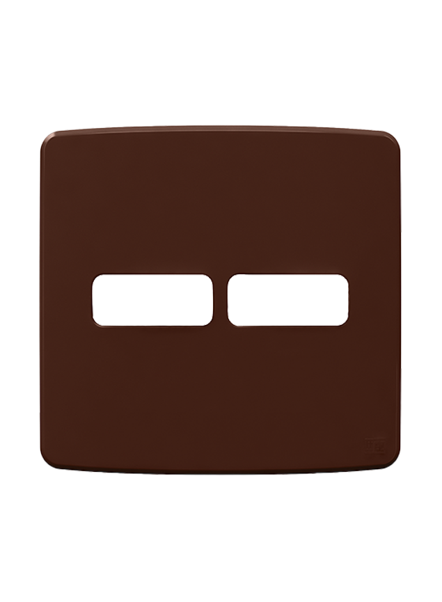 Placa Composé Marrom 4x4 2 Posições Weg