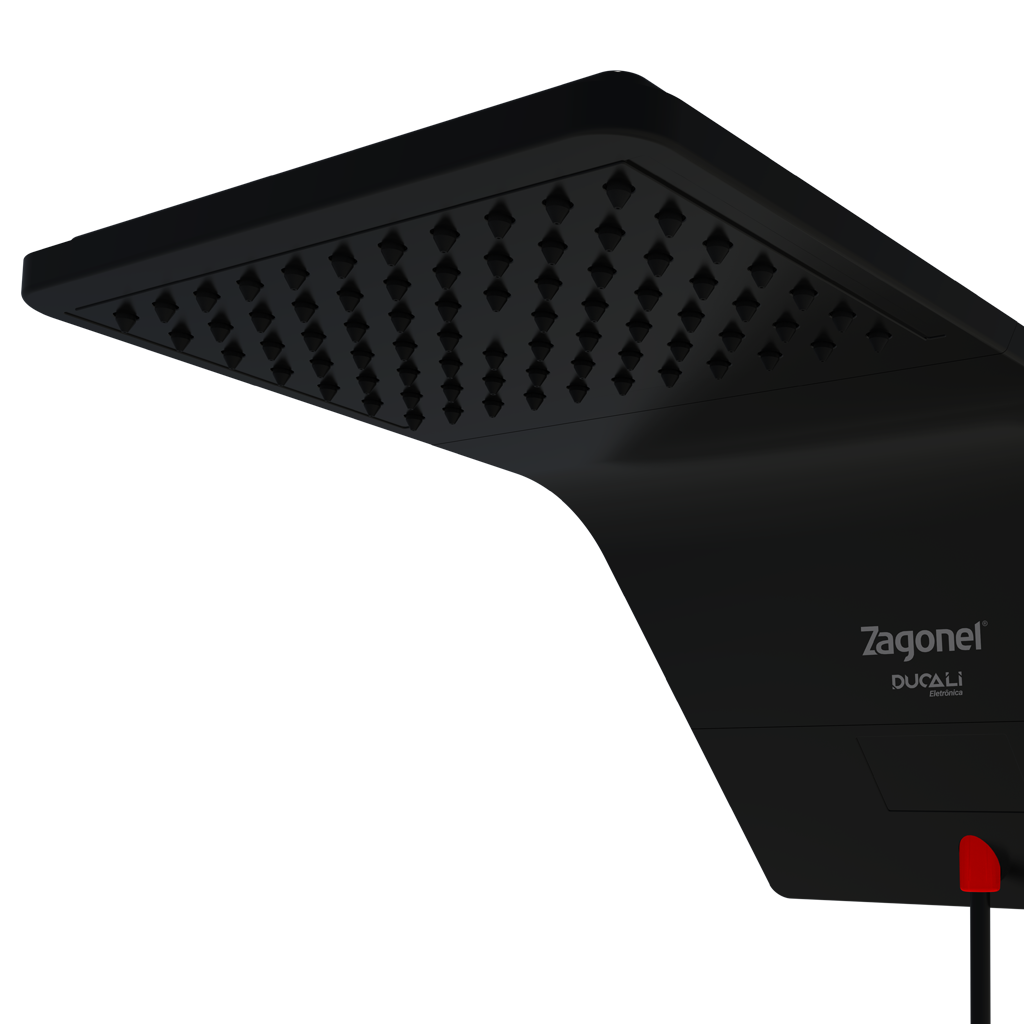 Chuveiro Zagonel Ducali Eletrônico Preto