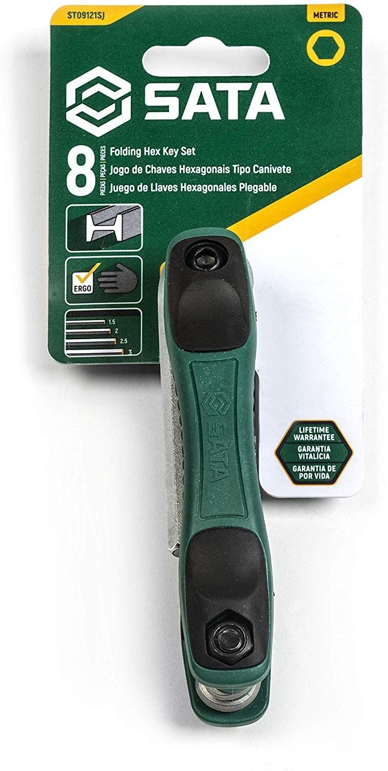 Jogo de Chave Allen Tipo Canivete Sata 1.5 a 8mm | COREBRAL