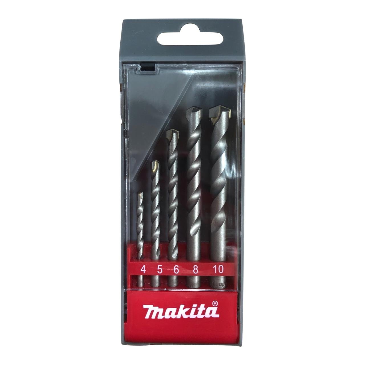 Jogo de Brocas Concreto com 5 Peças Makita D-03894 | COREBRAL