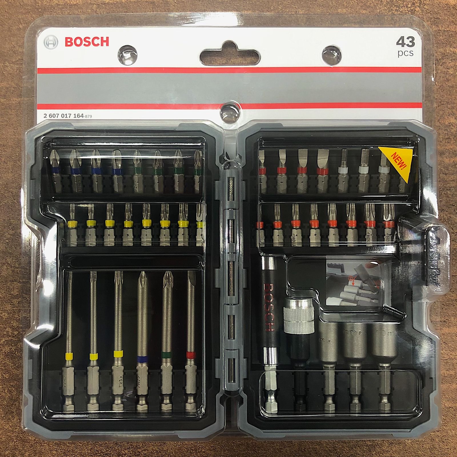 Jogo de Bits e Soquetes 43 Peças Bosch 2607017164 | COREBRAL