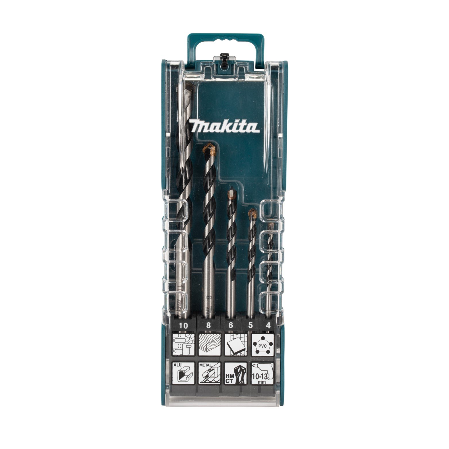 Kit de Brocas Multimateriais 5 Peças Makita E-14255 | COREBRAL