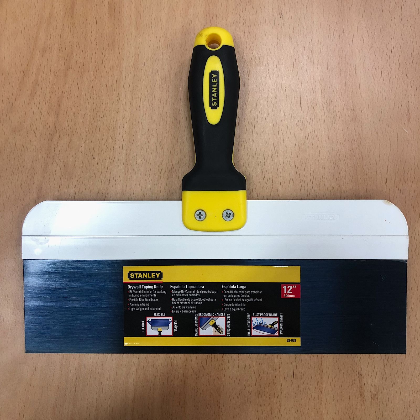 Espatula para Gesso/Drywall 12" Stanley 28-038 | COREBRAL