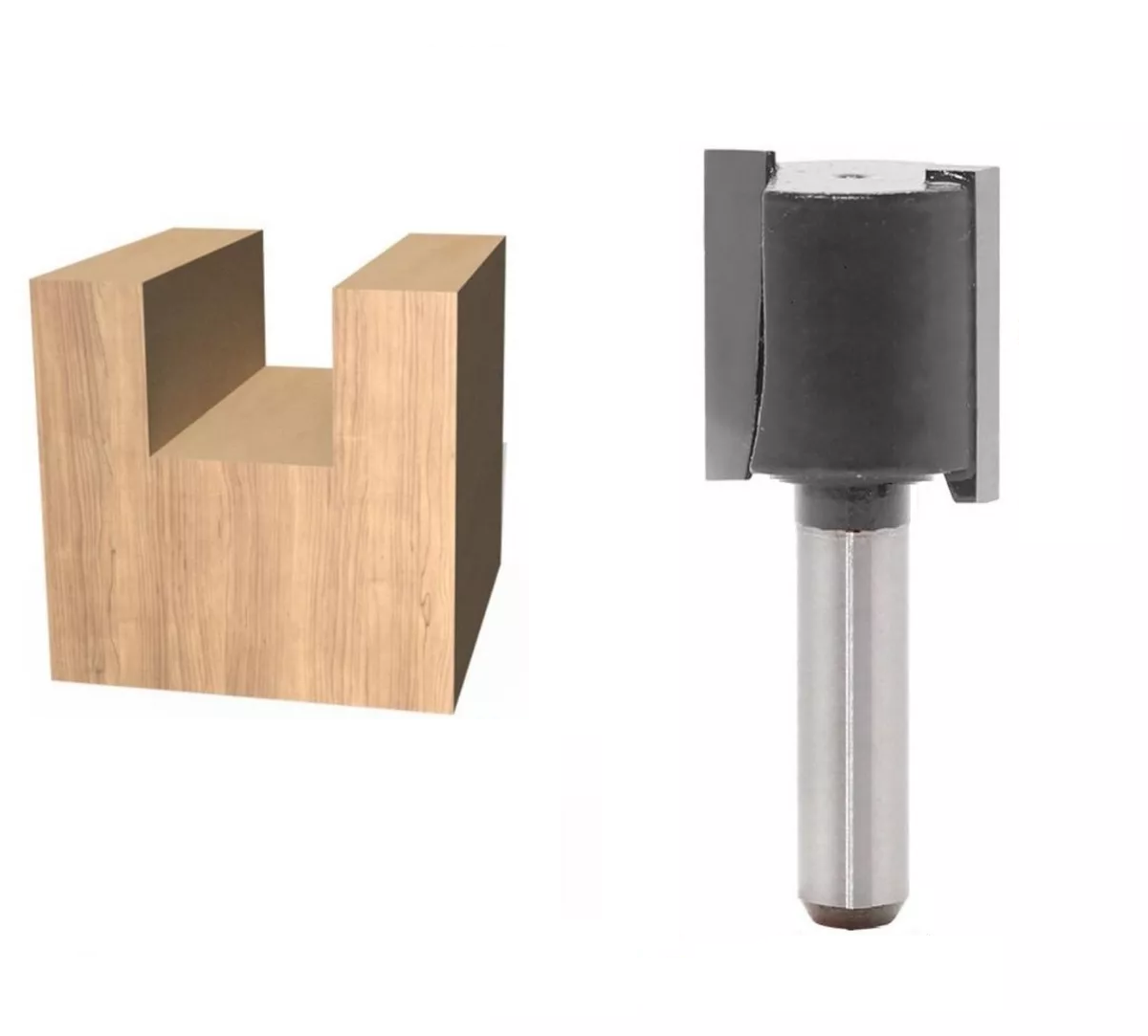 Fresa para Tupia Paralela Dupla 20mm Haste 6mm Makita D-67789 | COREBRAL