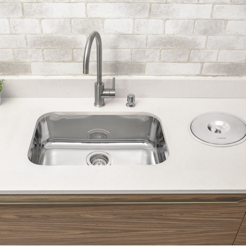 Cuba Retangular Inox 56x34x17 AB Tramontina