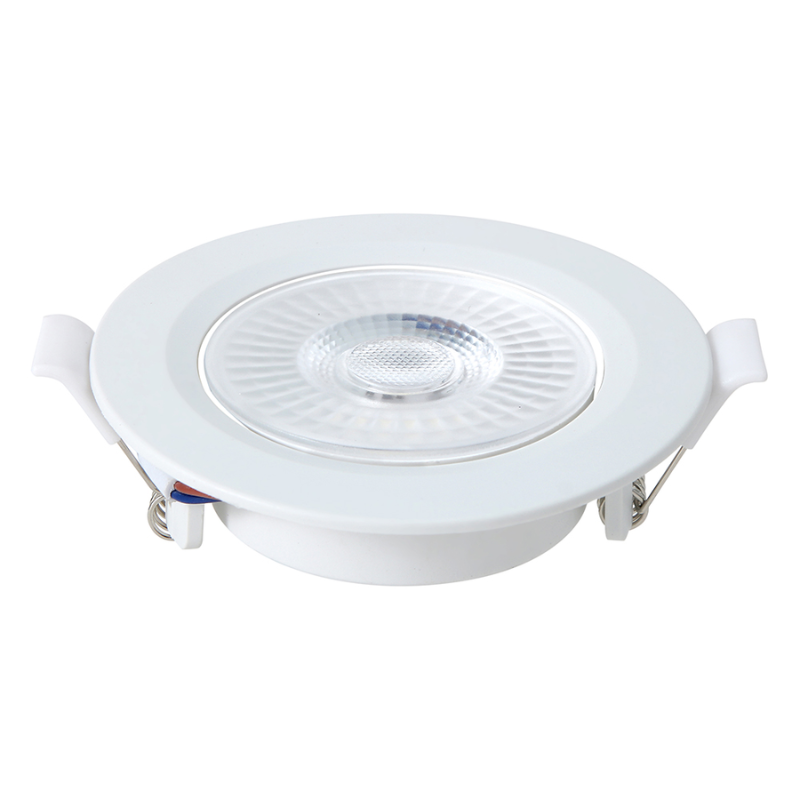 Spot LED Embutir Redondo 8W Branco - Blumenau Iluminação 3000k Luz ...