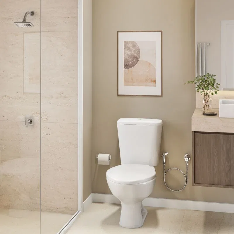 Ducha de Parede Flex Retangular Cromado - Deca