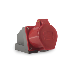Tomada Industrial 3P+T 16A IP44 Vermelho Soprano 380v
